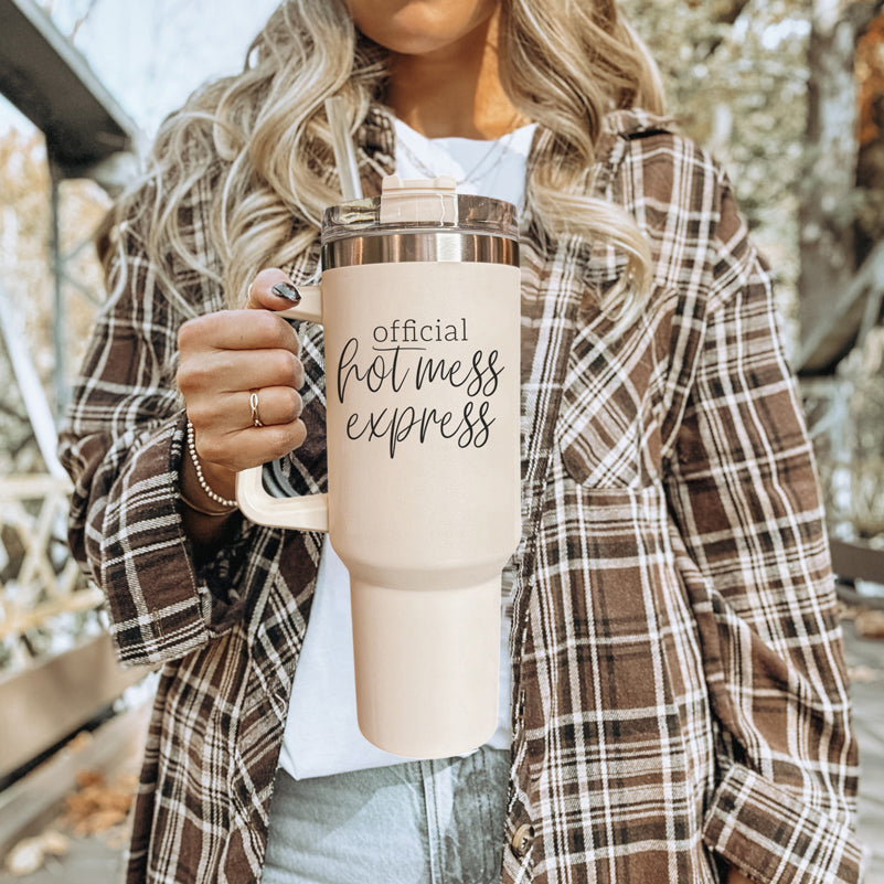 Hot Mess Express 40OZ Insulated Travel Mug – The Infinity Boutique By Kait